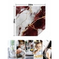 Cloth Napkins Set of 4 - 20x20 Inches, Marble Red Washable Reusable ...