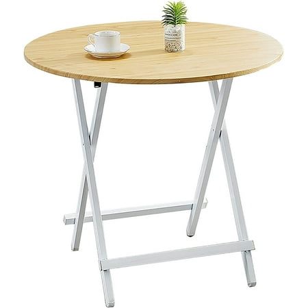 LZMY Small Apartment Portable Table Outdoor Balcony Small Round Table ...