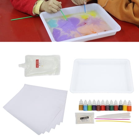 Spptty Marble Art Kit,Marble Painting Kit Zero Based Painting DIY ...