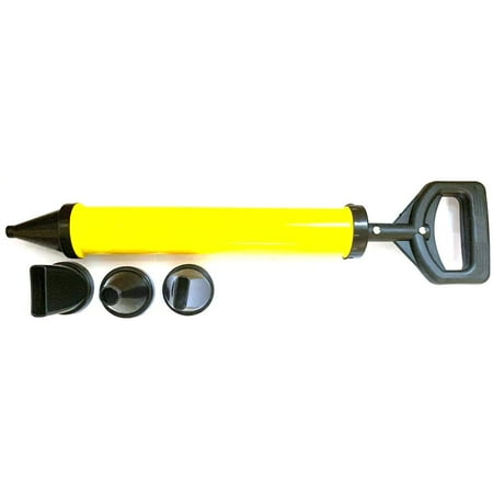 Grout gun for mortar with accessories and mortar syringe with 4 nozzles ...