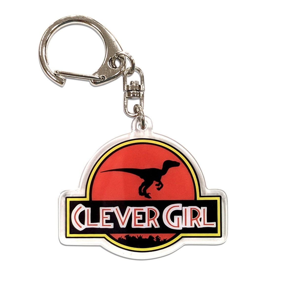 Clever Girl Raptor Acrylic Keychain - Walmart.com