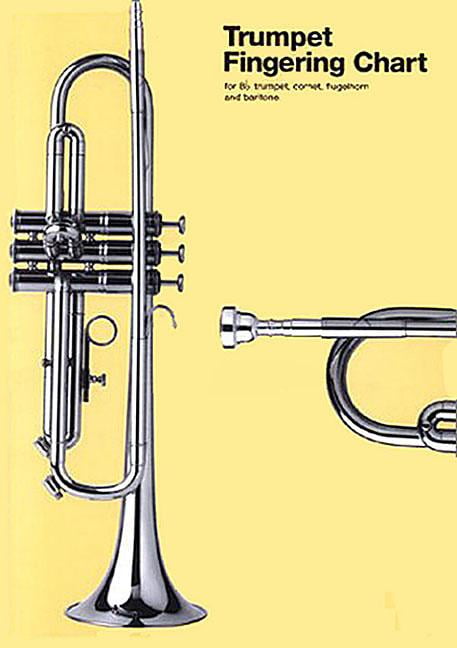 Trumpet Fingering Chart: for B-Flat Trumpet, Cornet, Flugelhorn and ...