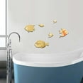 Njspdjh Bubble Fish Wall Stickers Ocean Fish Mirror Stickers Acrylic ...