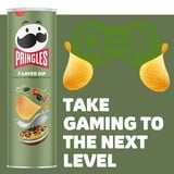 Pringles 7-Layer Dip Potato Crisps Chips, Lunch Snacks, 5.5 oz Canister ...