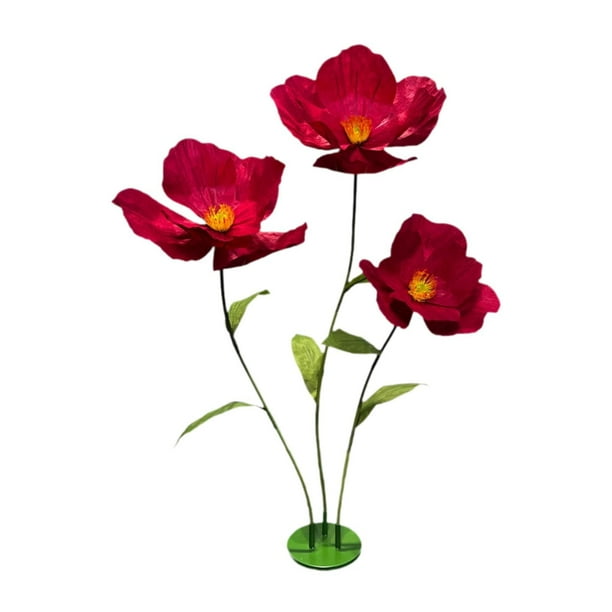 Flores gigantes para bodas, guirnaldas florales decorativas, 1,40 m con ...