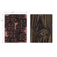 Sizzix Embossing Folder 2PK - Bricked & Woodgrain by Tim Holtz ...