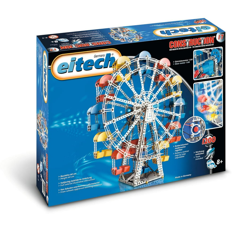 Eitech 23 Inch Ferris Wheel Construction Set, Battery Powered Kids STEM Toy - Walmart.com ...