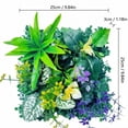 Artificial Plant Wall Panels, Synthetic Greenery Backdrop for Wall ...