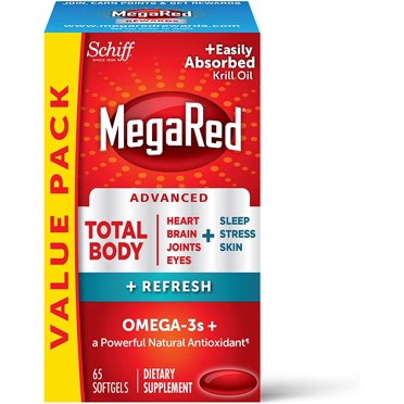 MegaRed 750mg Ultra Concentration Omega-3 Krill Oil - No fishy ...