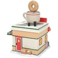 Department 56 Original Snow Village Doug's Donut Shop, Lighted Building ...