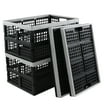 Rinboat Large 42 Liter Heavy Duty Foldable Plastic Storage Crate ...