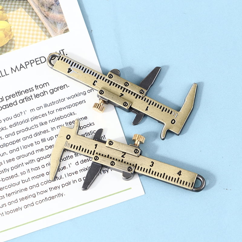 Mini Ruler 1:12 Dollhouse Miniature Ruler Vernier Caliper Model Doll ...
