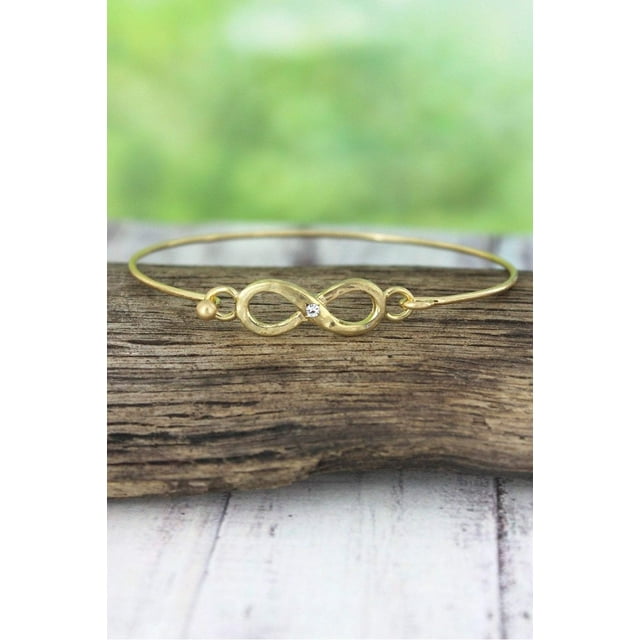 Gold Infinity Bangle - Walmart.com