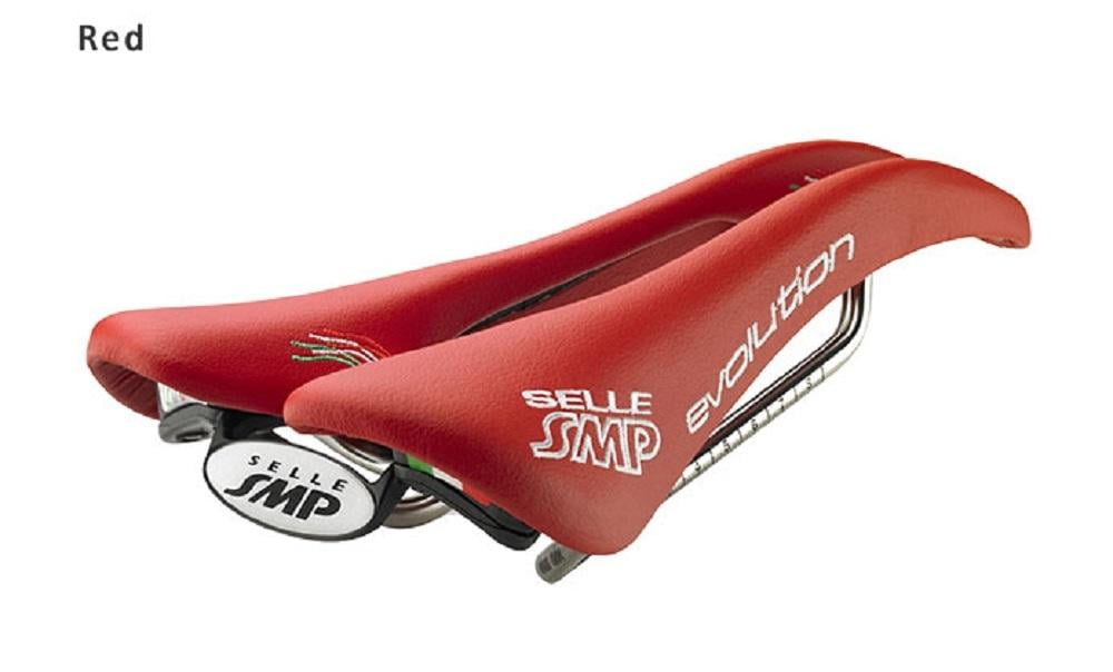 Selle SMP Evolution Pro Saddle - Red / Carbon Rails - Walmart.com