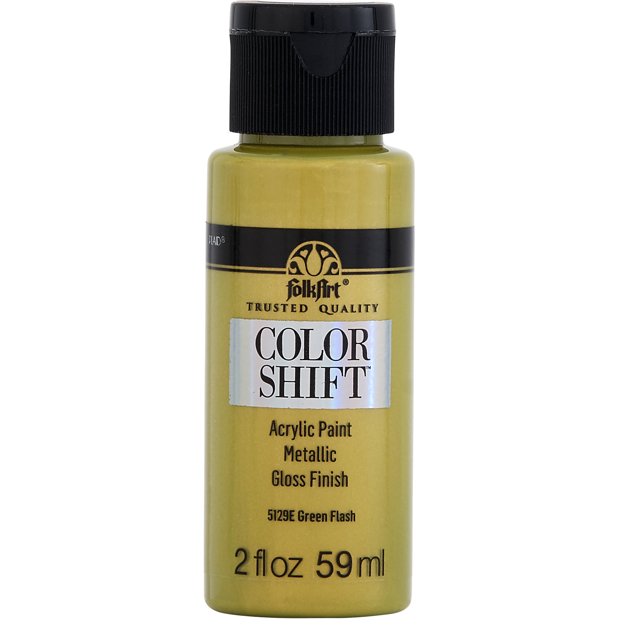 FolkArt 5129E Color Shift Acrylic Craft Paint, Gloss Finish, Green, 2 ...