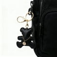 Adorable Bear Key Holder User Friendly PU Materials Car Glasses Charm ...