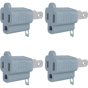 Cable Matters (3-Pack) Polarized Grounding Adapter in Grey (Allows A 2 ...
