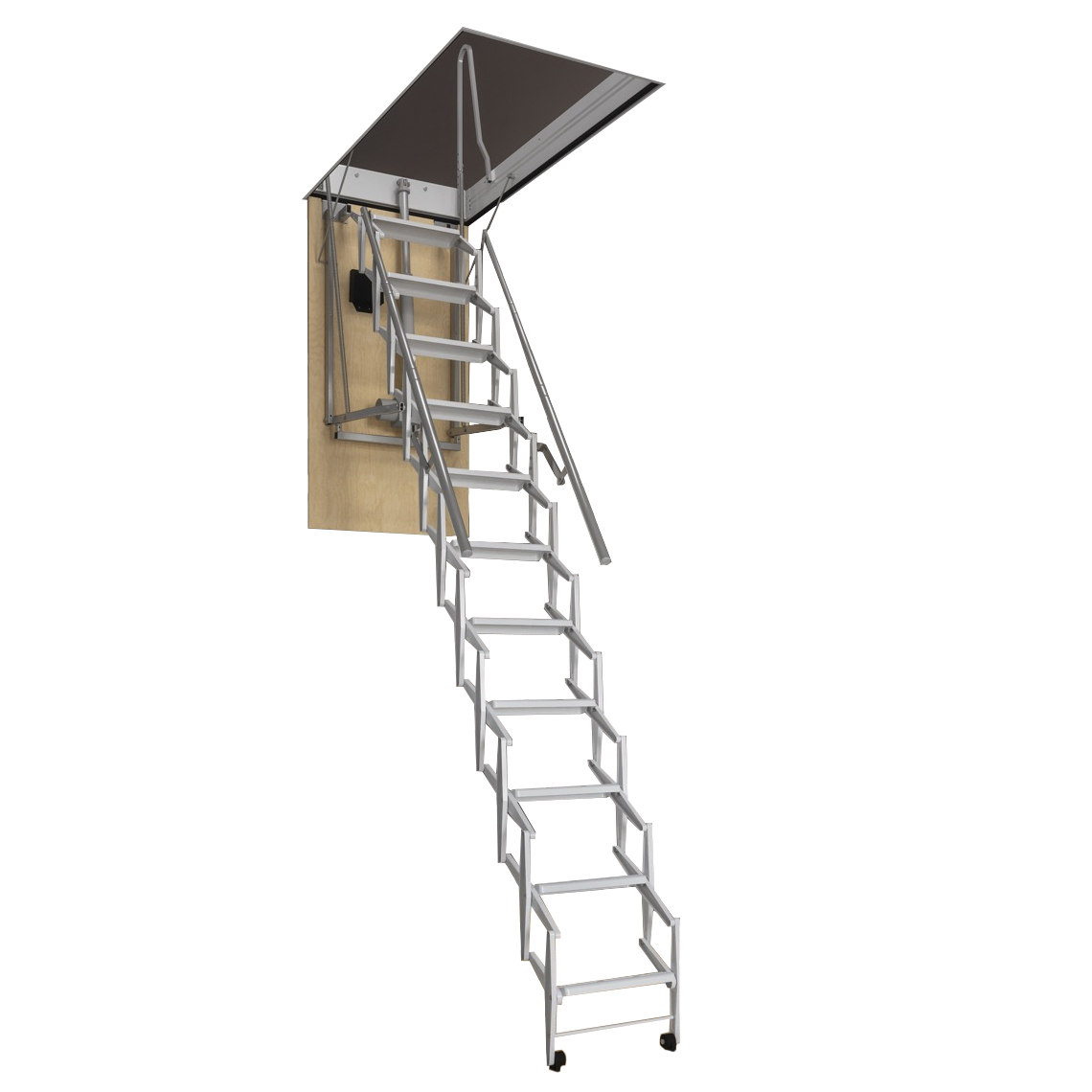 Rainbow Attic Stair Galaxy II Telescoping Attic Ladder - Walmart.com