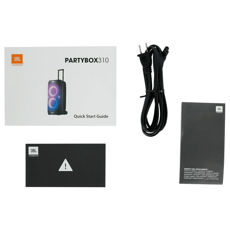 JBL Partybox 310 Portable Bluetooth Speaker with JBL Partybox 310 Portable Bluetooth Speaker with