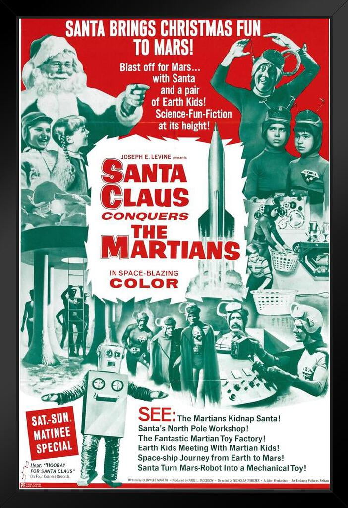 Santa Claus Conquers the Martians Funny Retro Vintage Christmas Movie ...