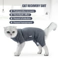 Female Cats Spay Recovery Outfit Four Leg Soft Polyester Fabric Post ...