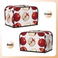 Apple Whole Half Grid Toaster Cover 2 Slice, Waterproof Oxford Fabric ...
