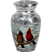 hlc Beautiful Small Lovely Cardinal Couple Bird Keepsake Urn Qnty 1 ...