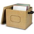 Teacher Created Resources Burlap Storage Box Lift-off Closure - Brown ...