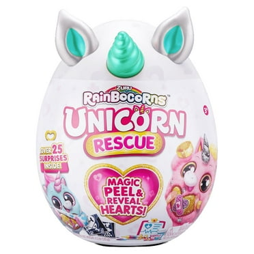 ZURU Rainbocorns Bunnycorn Surprise Series 2 Plush Toy, Adorable Rabbit ...
