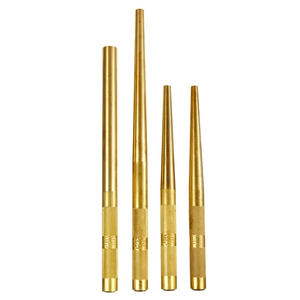 Mayhew 61363 - Pro 4 Piece Extra Long Brass Punch Set - Walmart.com