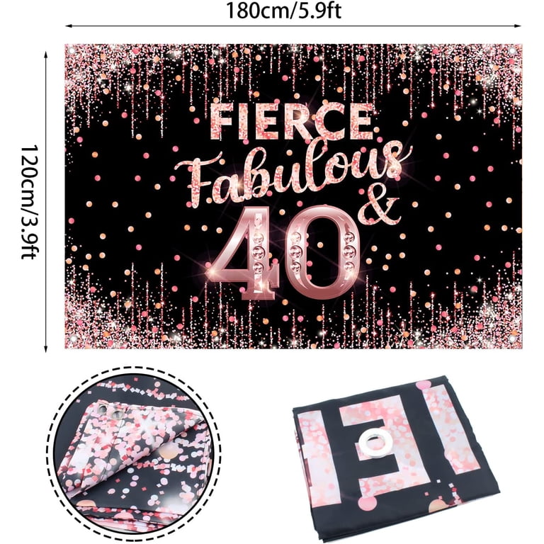 Fabulous 40th Birthday Signs Happy