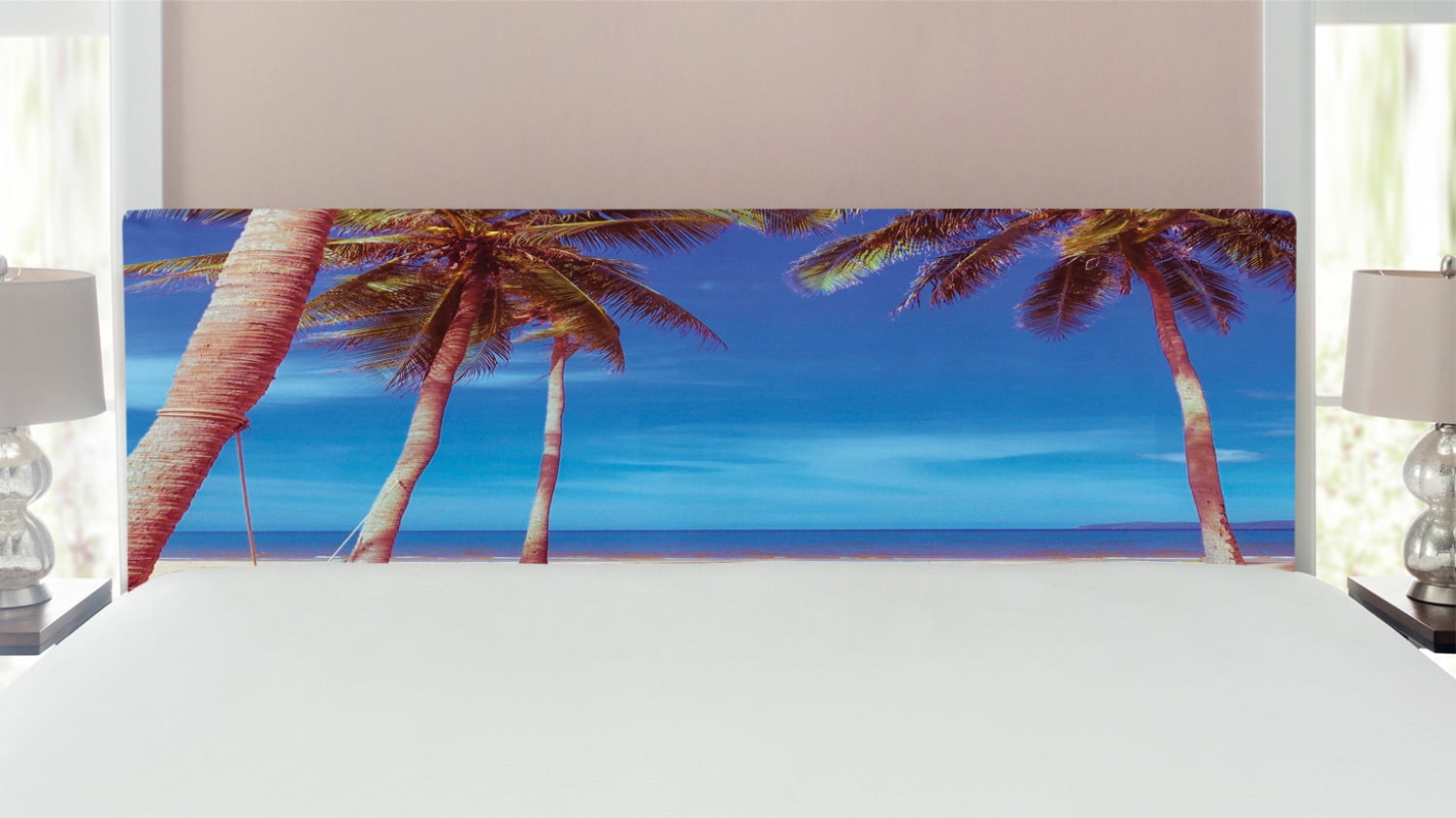 Beach Headboard, Image of an Hammock at Summer Tropical Coast by the ...