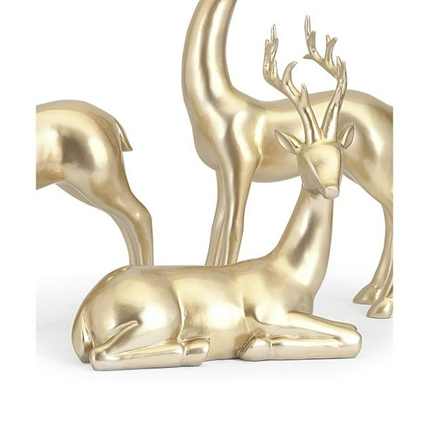 Reindeer- Gold-Left - Walmart.com - Walmart.com