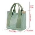 Canvas Tote Bag with Crossbody Strap, Wenini Multi-Pocket Lightweight ...