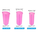 Uxcell Rubber Finger Tips Silicone Thumb Fingertip Protector Cover ...