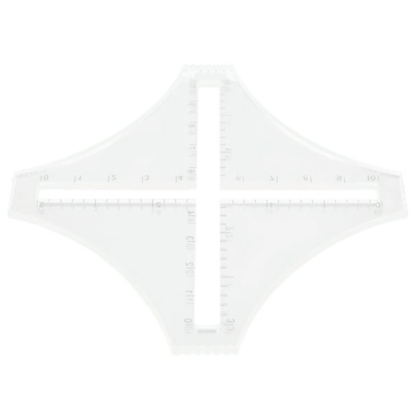 Quilting Ruler Sewing Four Corner Templates Plastic Fabric Ruler Sewing ...