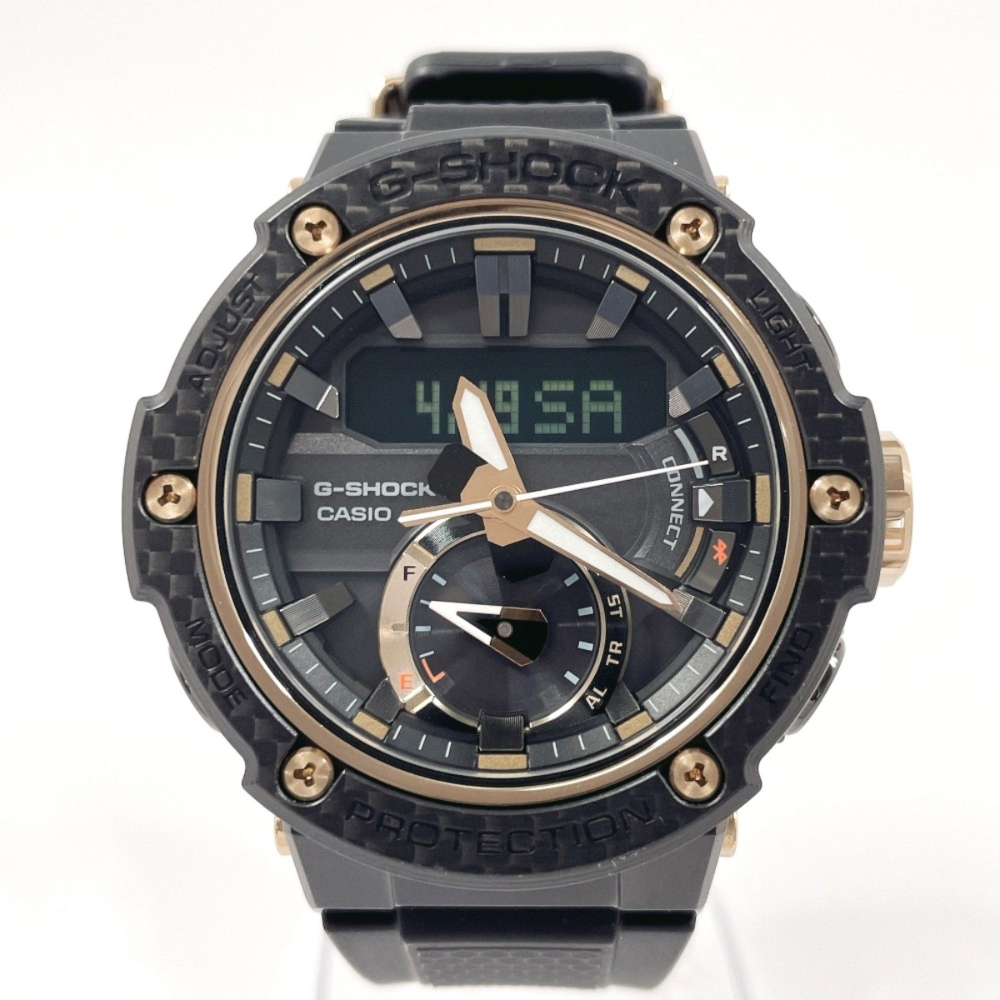 Pre-Owned CASIO G-SHOCK G-STEEL GST-B200X Watch Stainless Steel/Rubber Black Solar... - Walmart.com