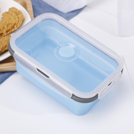 Lunch Box Foldable Large Capacity Food Grade Silicone Folding Food ...