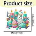 Easter Diamond Art Ornament Set, 3PCS Acrylic Irregular Shape Hanging ...