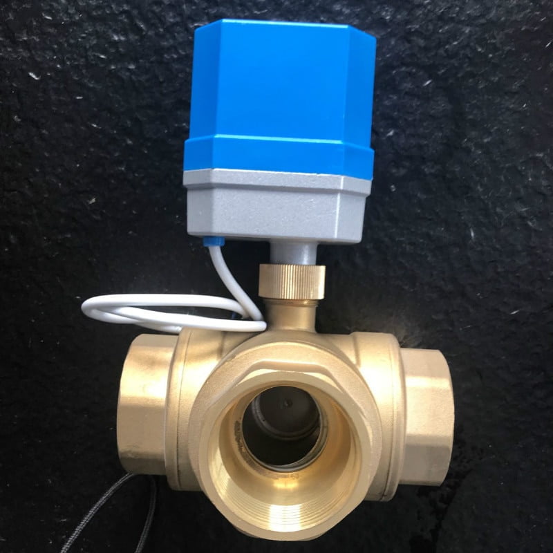 DN15 to DN40 Electric ball valve AC24V DC12V DC24V,Brass Motorized ...
