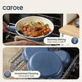 Carote 4 Pcs Nonstick Cookware Sets, Pots and Pans Set with Detachable ...