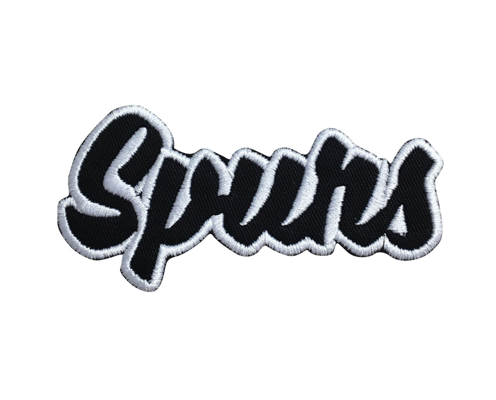 Spurs - Black/White - Team Mascot - Words/Names - Iron on Applique ...
