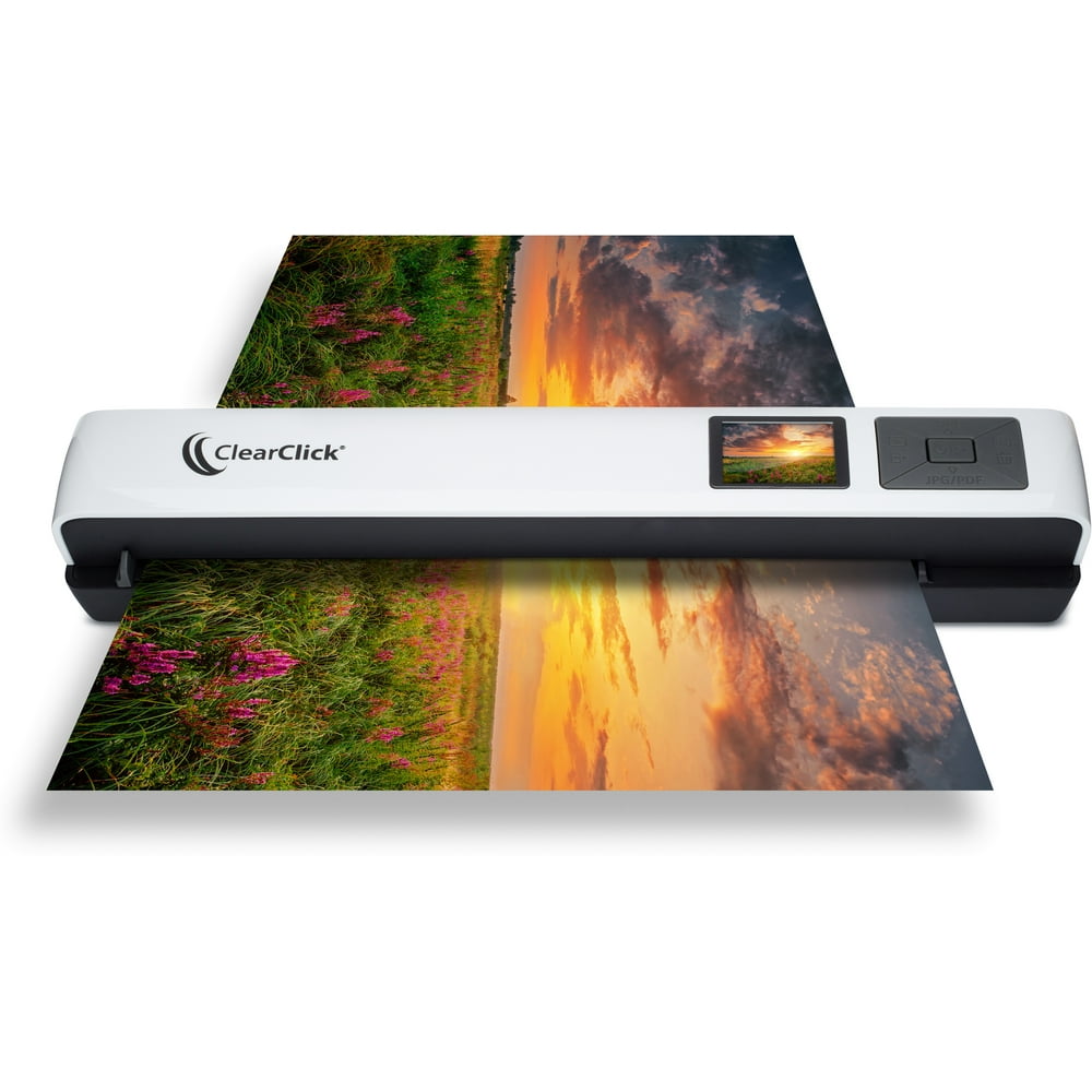 ClearClick Photo & Document Scanner with 1.45" Preview Screen - Ultra ...