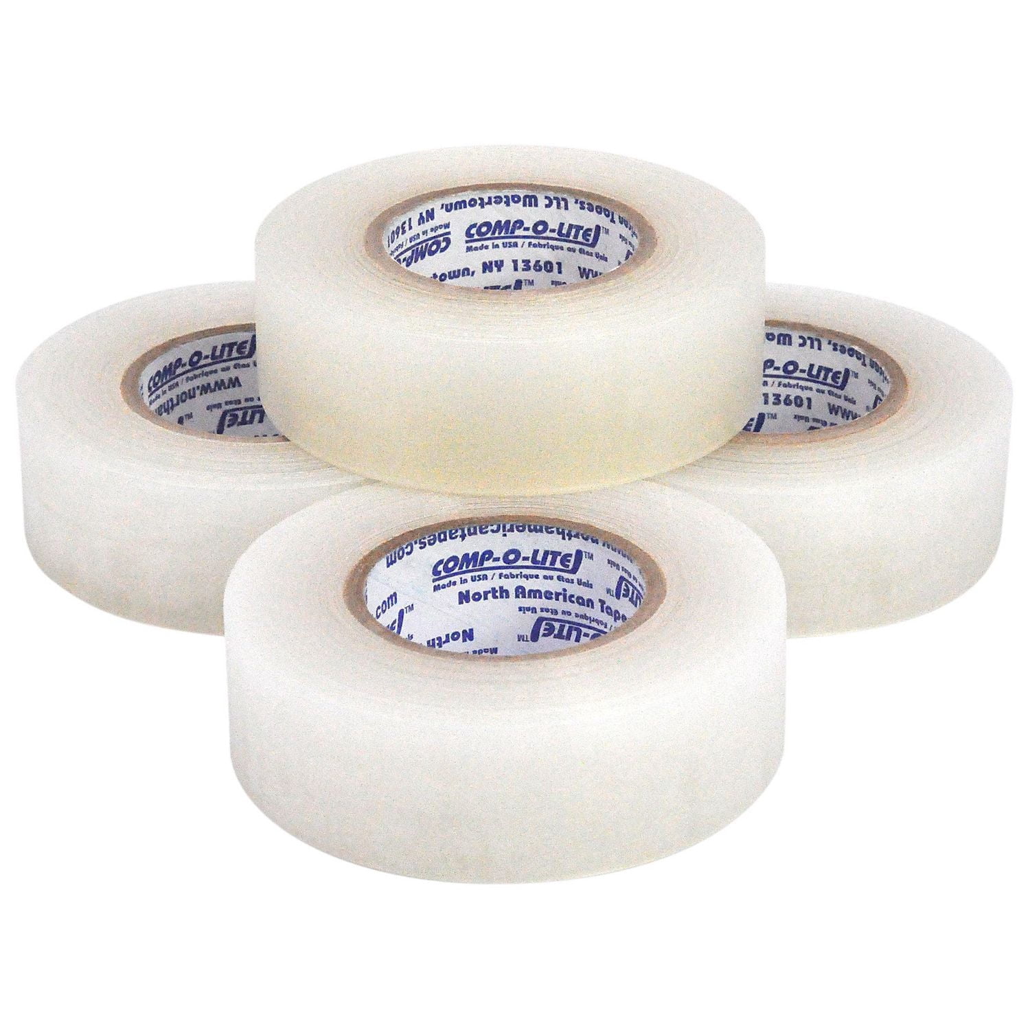Click here for Comp-O-Lite Clear Shin Pad Tape 24mm X 18m Pack Of... prices