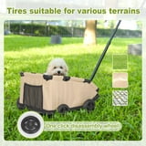 Wedyvko Dog Stroller 4 Wheels Folding Dog Cart Pet Stroller for ...