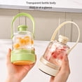 7829 Cute Ice Cubes Water Bottle With Builts In Ice Tray For Camping ...