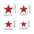 4Th of July Party Decorations, Glitter, Assorted Star Shapes, Silver ...