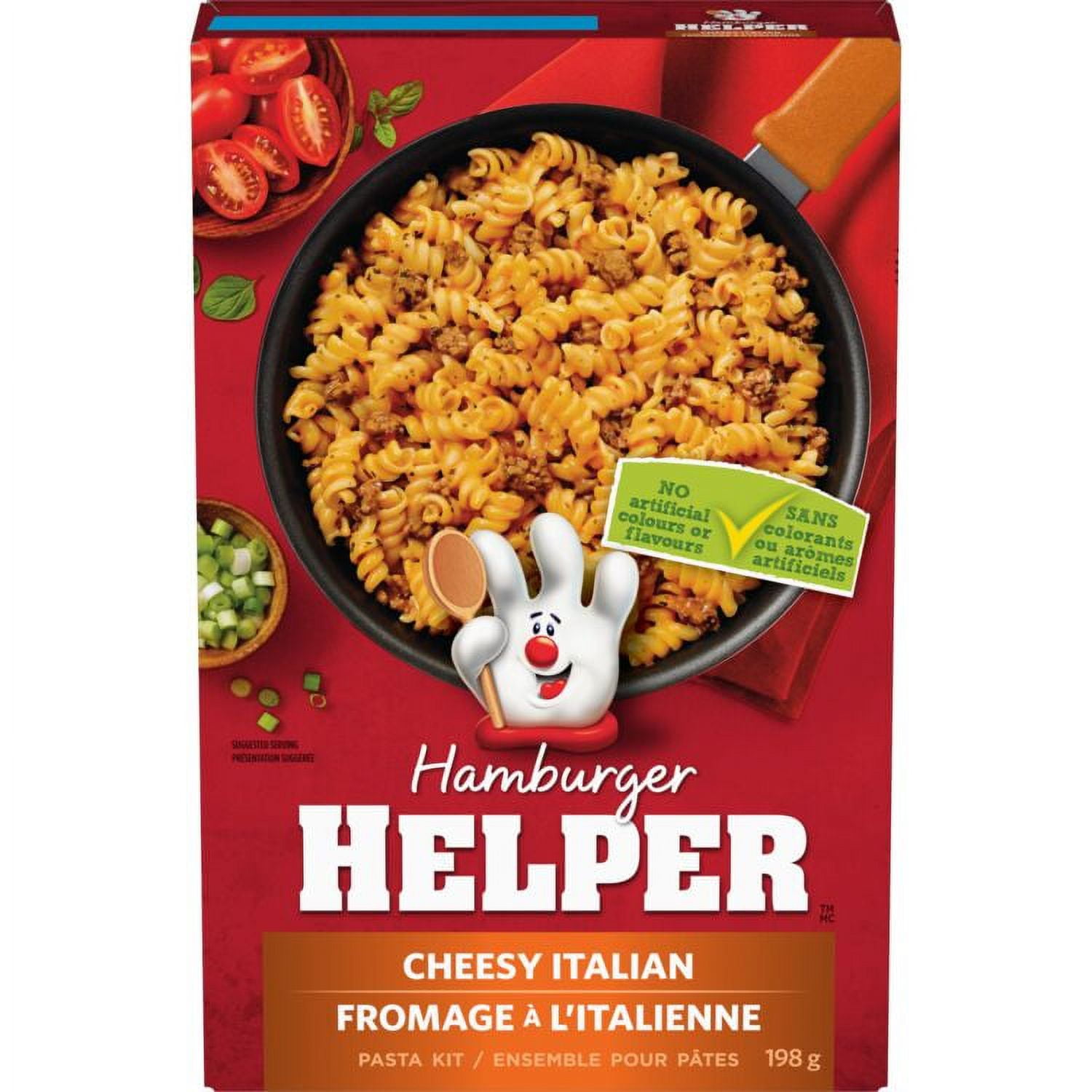Click here for Hamburger Helper Cheesy Italian 198g prices