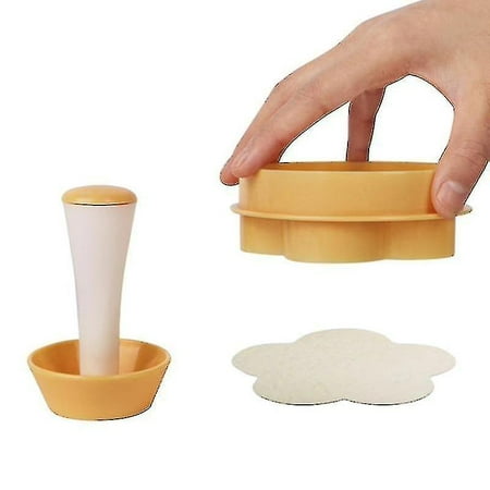 Plastic Pastry Tamper Tart Shell Molds Tart Cutter Flower/round Dough ...