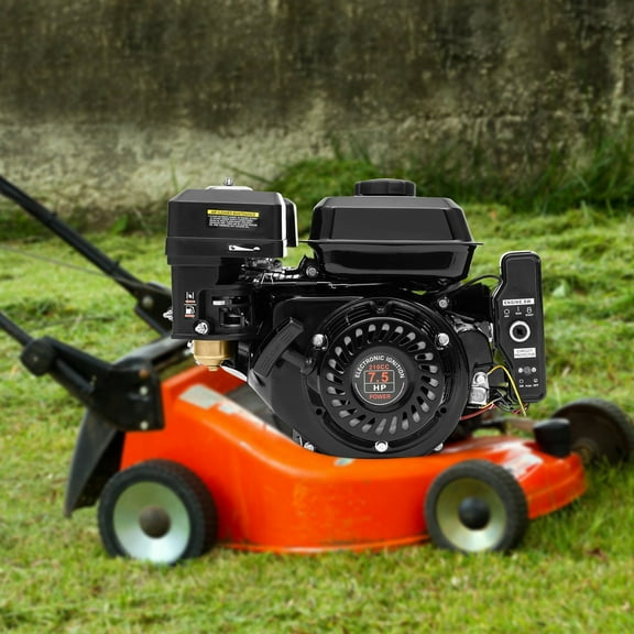 Mustrod 212cc 7.5HP 4-Stroke Electric Start Gas Engine Motor ...